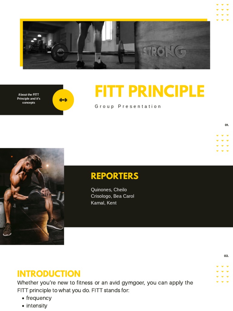 FITT Principle | Download Free PDF | Aerobic Exercise | Strength Training