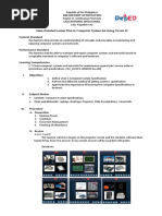 Detailed Lesson Plan - Computer System Servicing | PDF | Lesson Plan | Spyware