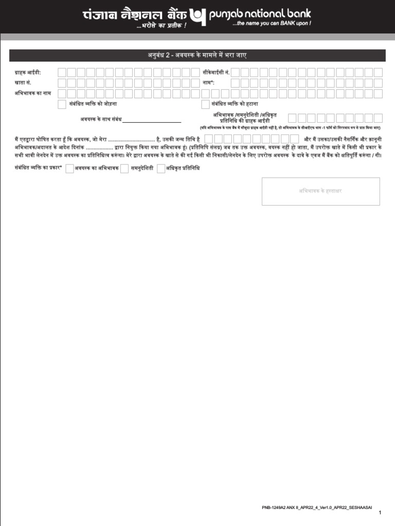 PNB 1249 A2 Annexure II | PDF