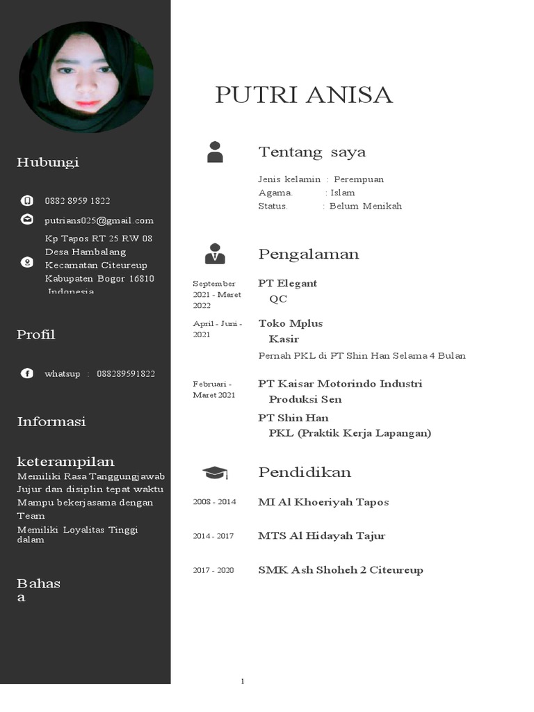 Putri Anisa | PDF