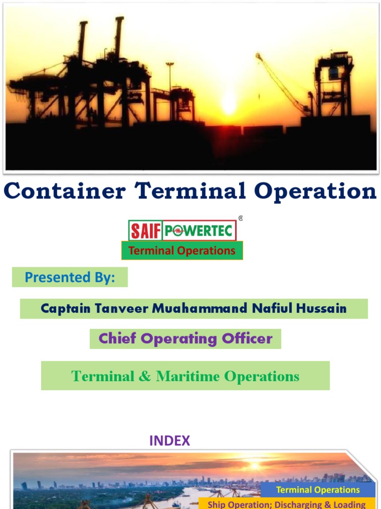 Optimizing Container Terminal Operations Through Efficient Yard ...