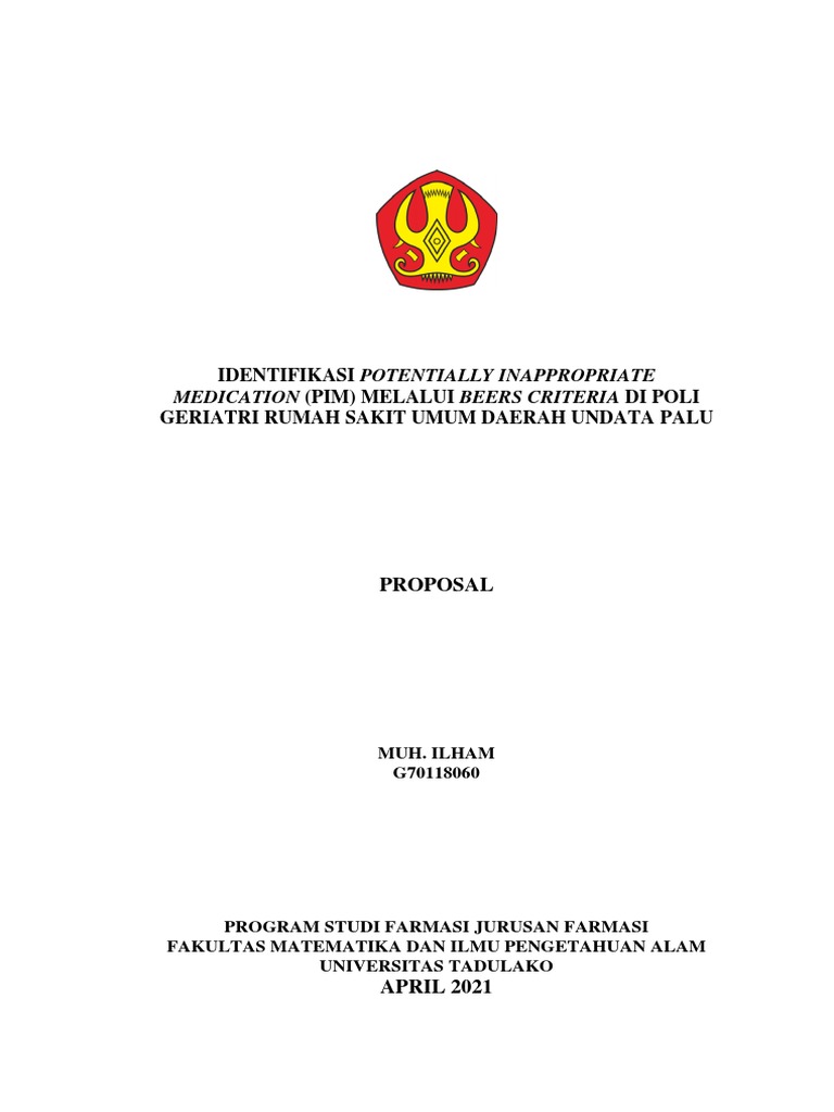 Proposal - Muh. Ilham - 18060 - Revisi Kedua | PDF | Pengembangan Diri