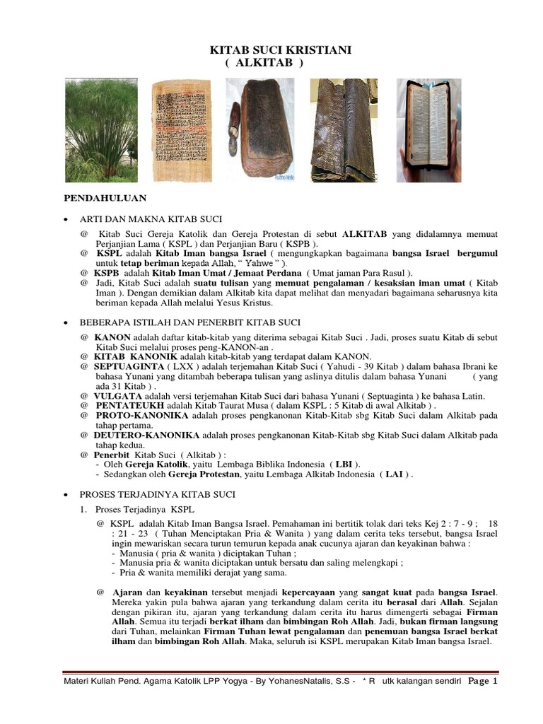 Alkitab (KSPL & KSPB) - 8 | PDF