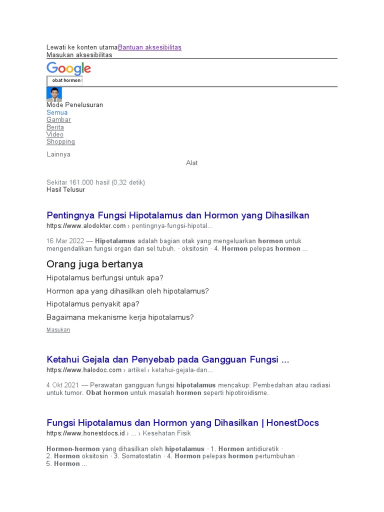 Obat Hormon Hipo | PDF