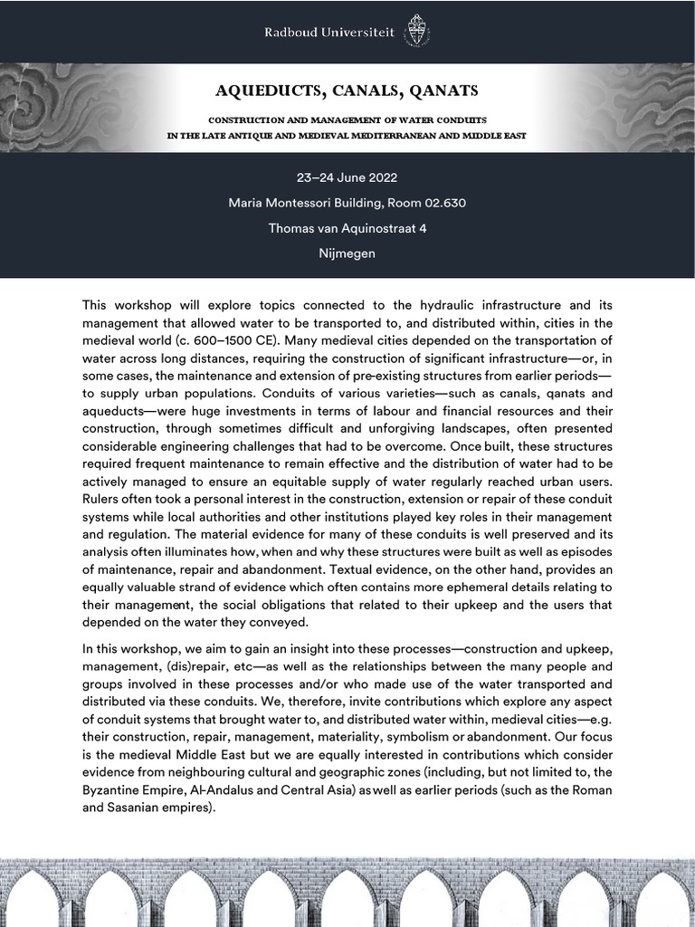 Preliminary Programme Conduits Conference-Final | PDF