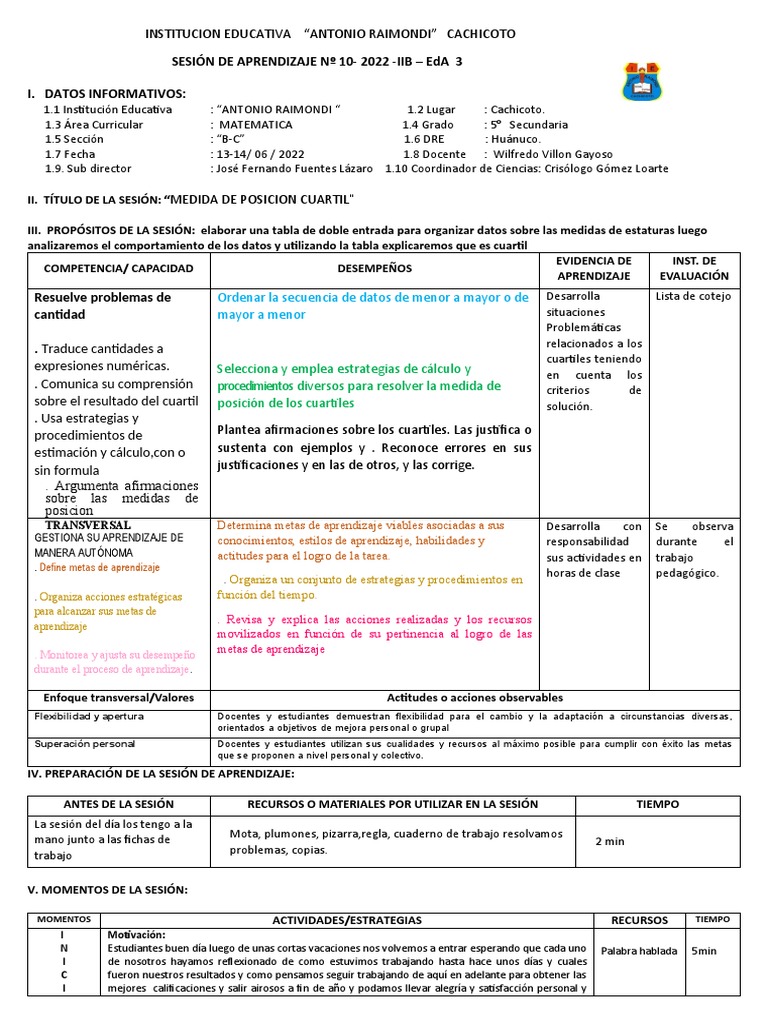 2 Cuartil y Quintil | PDF | Aprendizaje | Evaluación