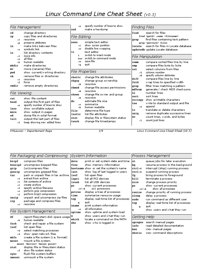 linux-command-line--sheet-file-management-file-editing-finding