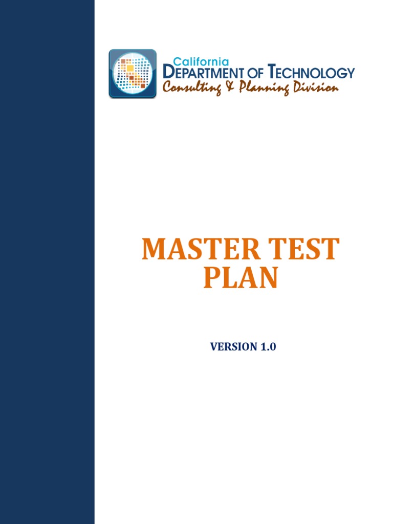 Master Test Plan Template Guide | PDF | Software Testing | Use Case