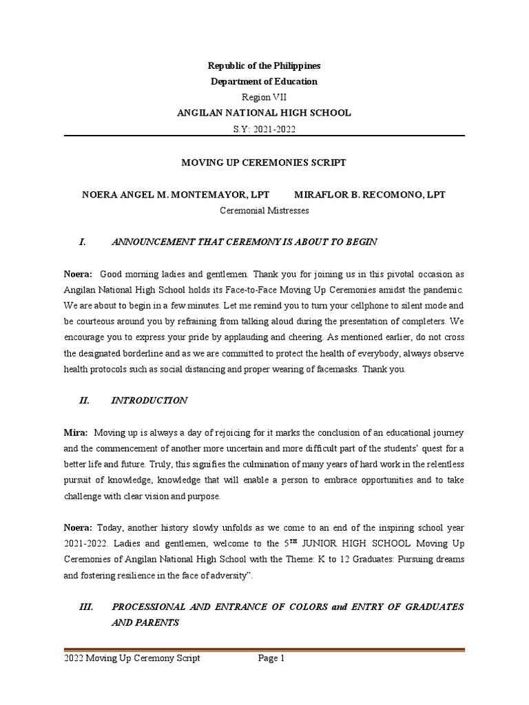 OFFICIAL-MASTER-OF-CEREMONY-SCRIPT | PDF