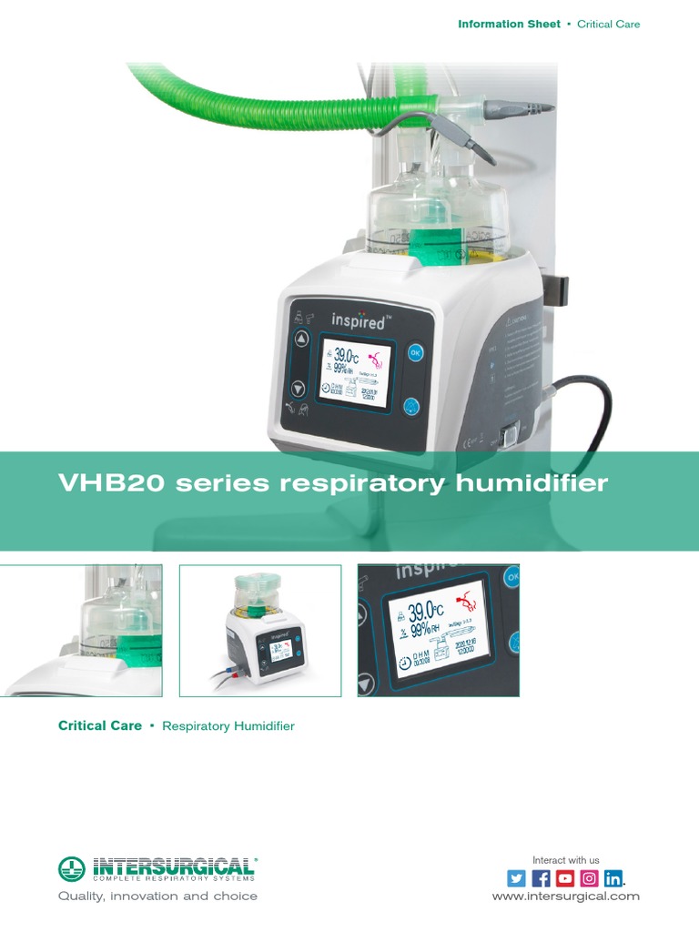 VHB20 Series Respiratory Humidifier | PDF | Intensive Care Medicine ...