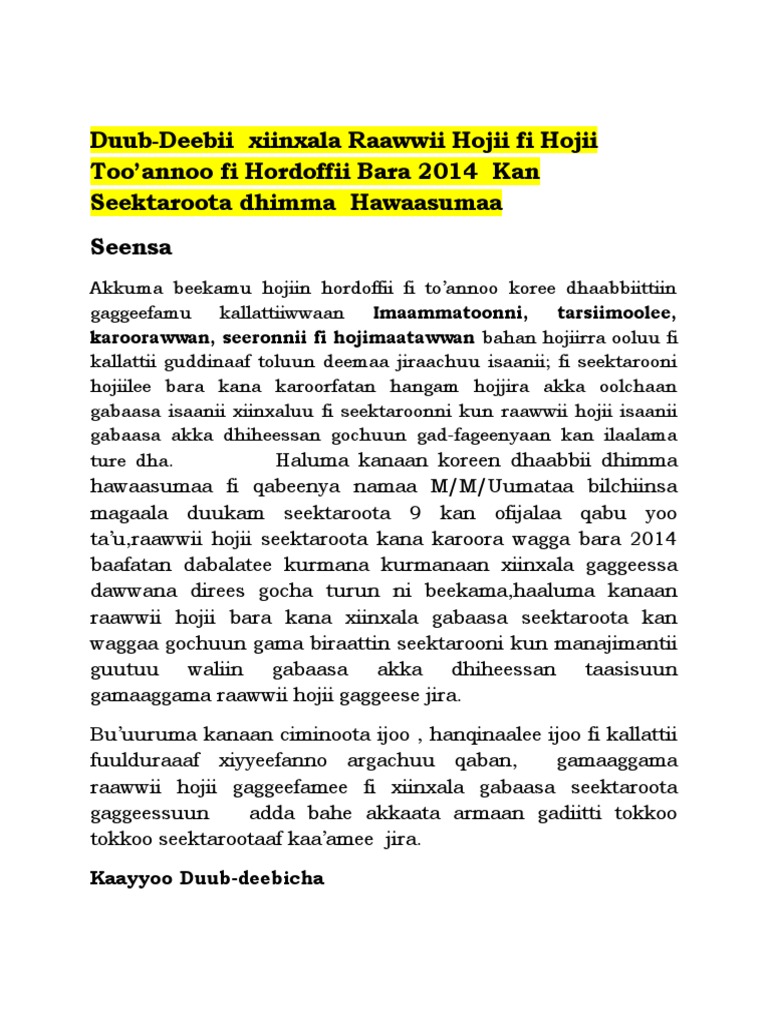 Duub-Deebii KDHH - For Merge1 | PDF