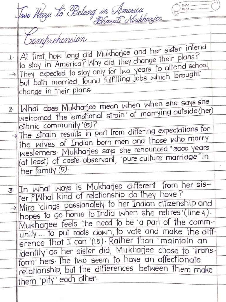 (English) Two Ways To Belong in America | PDF