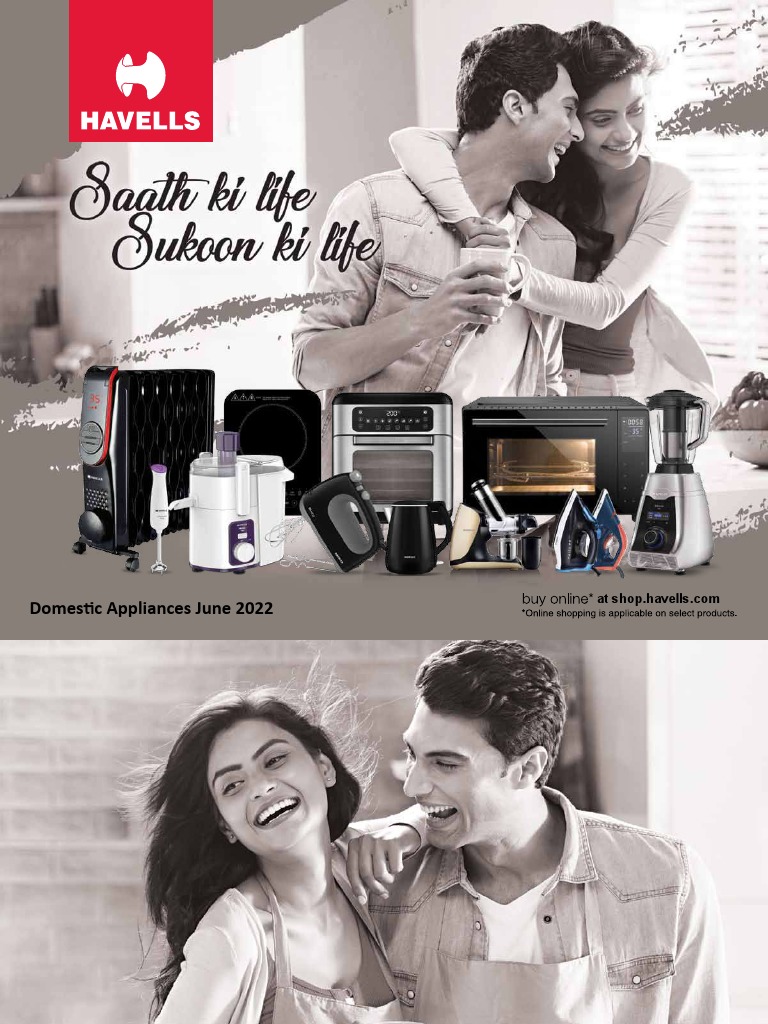 Catalogue Havells Appliances | PDF | Oven | Grilling