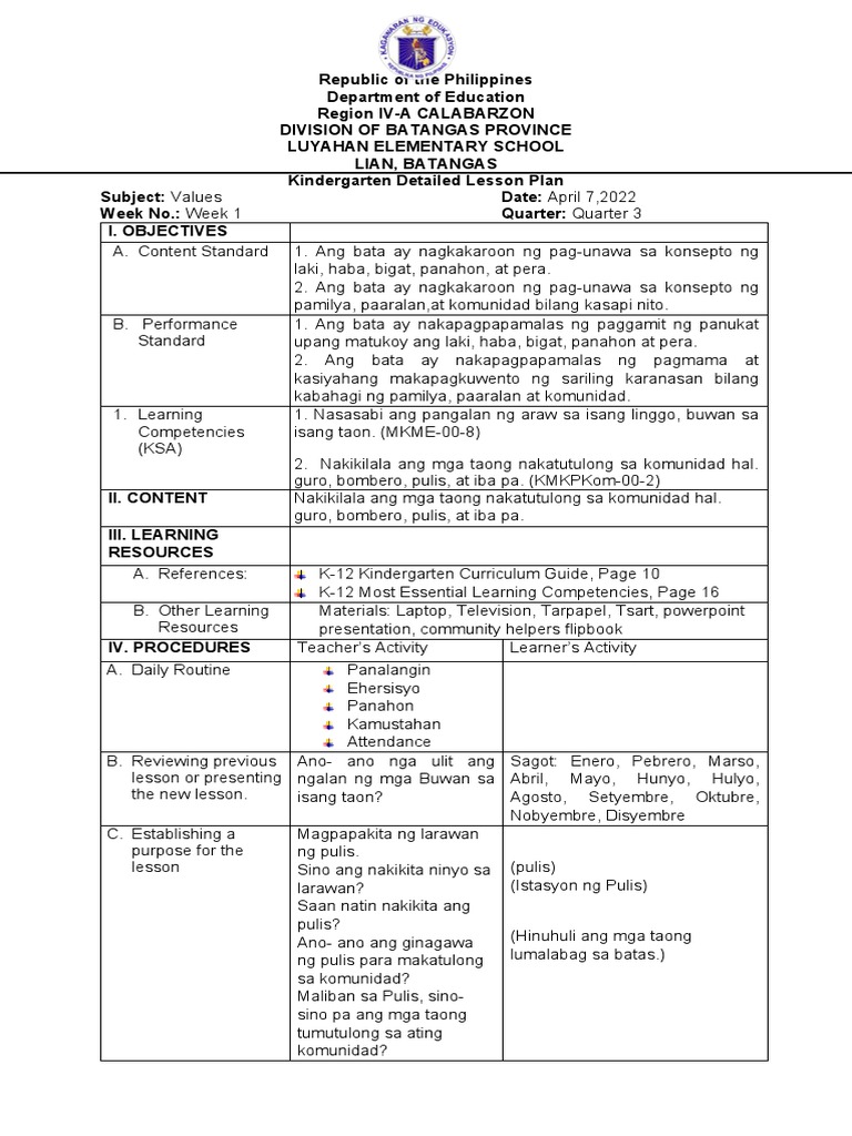 New Normal 2nd Cot Quarter 3 Week 1-Communityhelpers | PDF