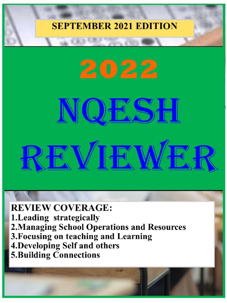 2021 Nqesh Reviewer September Edition | PDF | Teachers | Goal