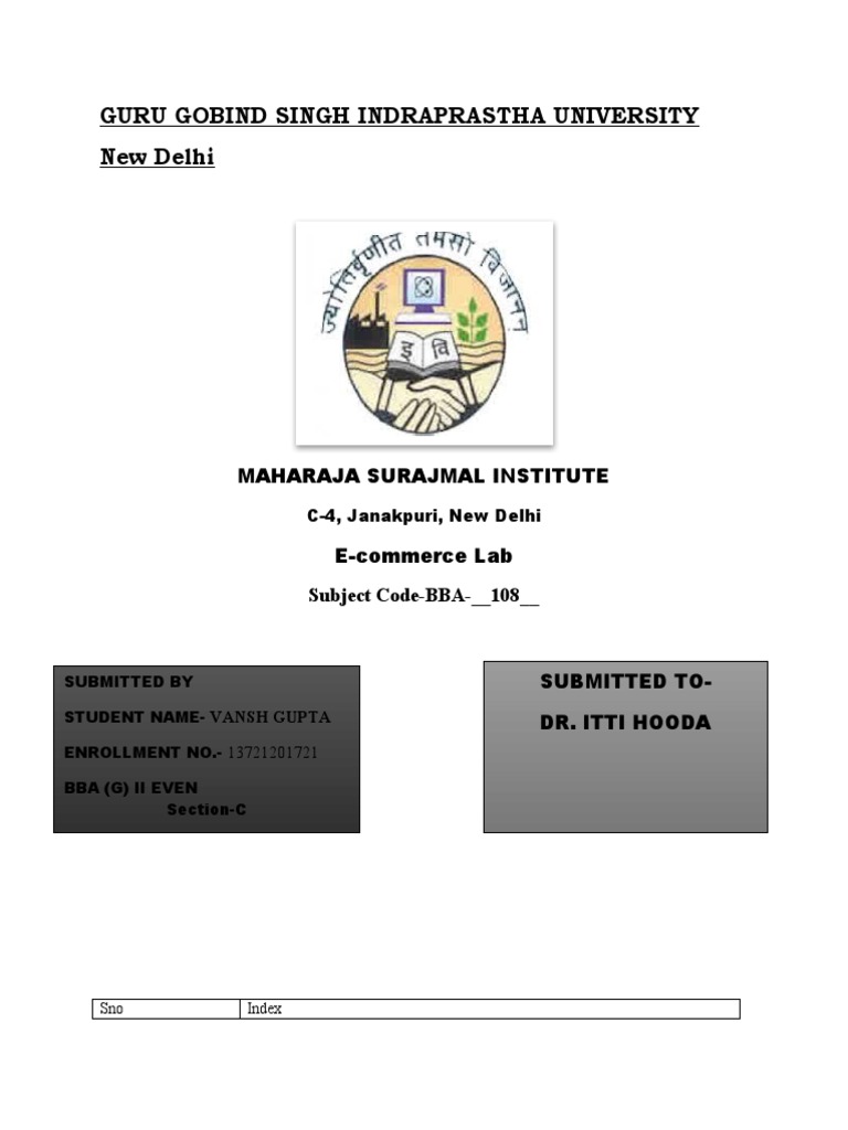 Vansh Gupta E-Comm Lab File | Download Free PDF | Html Element | Hyperlink Vansh Gupta E-Comm Lab File | Download Free PDF | Html Element | Hyperlink