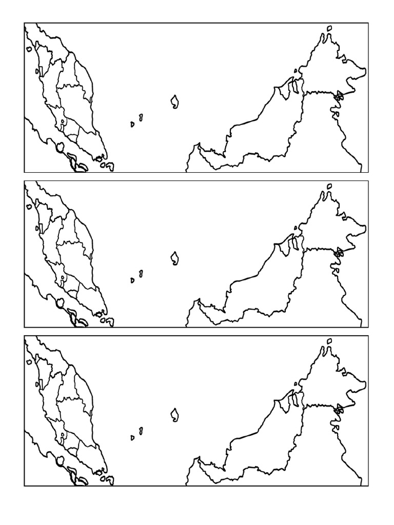 Peta Kosong Malaysia | PDF