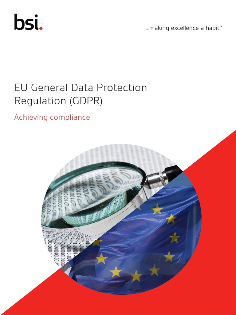 Eu GDPR Brochure | PDF | Information Privacy | Privacy