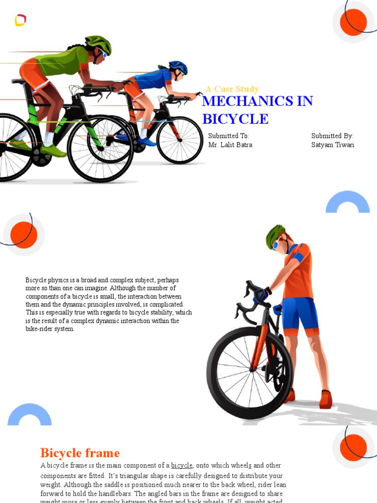 Mechanics in Bicycle: A Case Study | PDF | Acceleration | Wheel