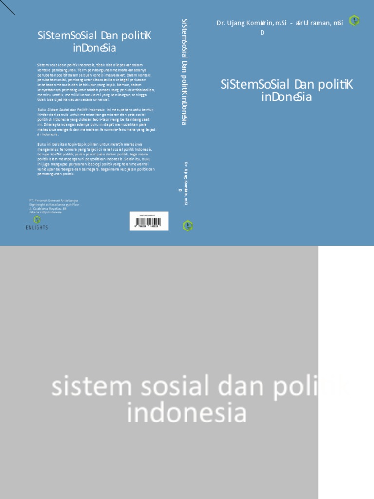 Sistem Sosial Dan Politik Indonesia (Dr. Ujang Komarudin, M.si. Asrul ...