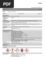 FISPQ - Tinta Spray Uso Geral | PDF | Embalagem e rotulagem | Desperdício