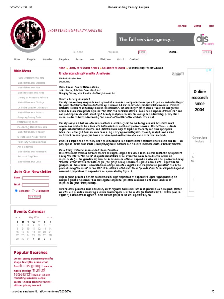 Understanding Penalty Analysis | PDF | Statistics | Regression Analysis