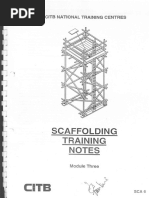 Scaffolding Handover Certificate | PDF | Scaffolding | Crane (Machine)