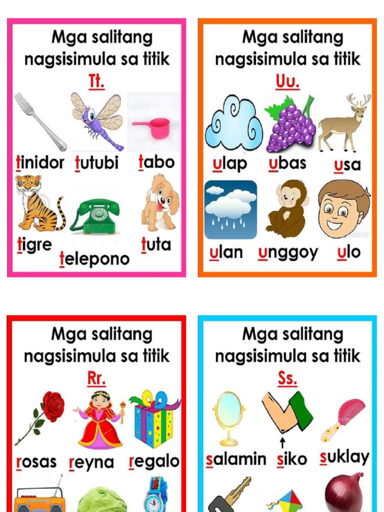 mga titik | PDF