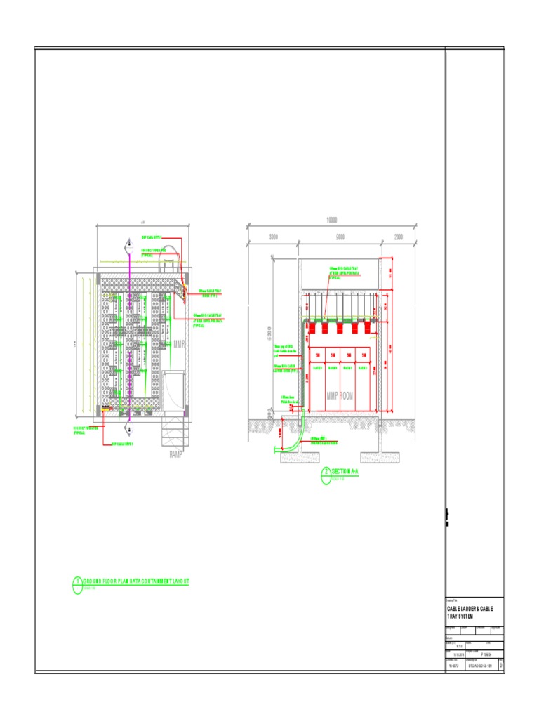 Cable Ladder and Tray Layout Plan | PDF | Building Engineering | Civil ...