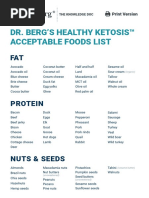 New Banting Food List | PDF | Foods | Vegan Cuisine
