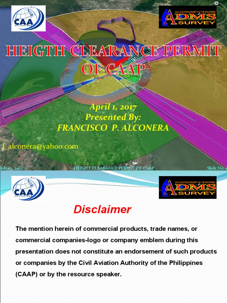 2height Clearance Permit of CAAP | PDF