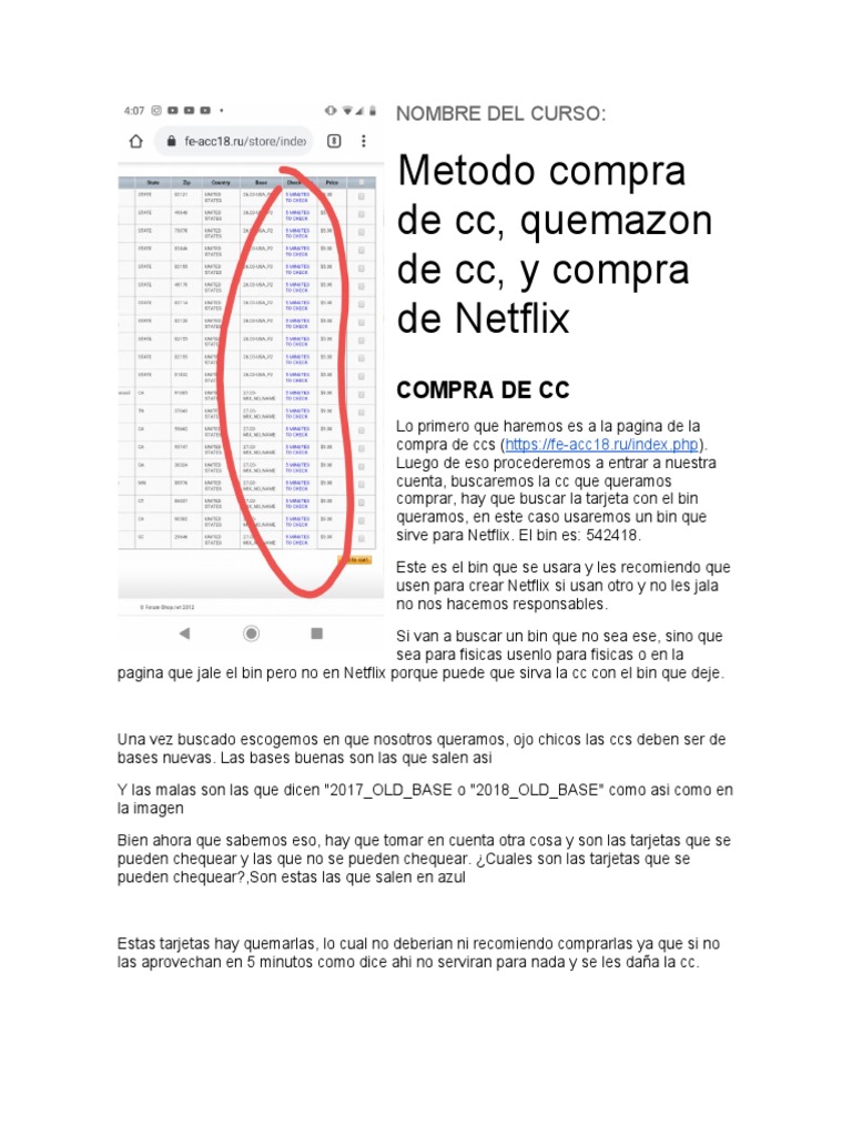 Metodo Netflix Con CC | PDF