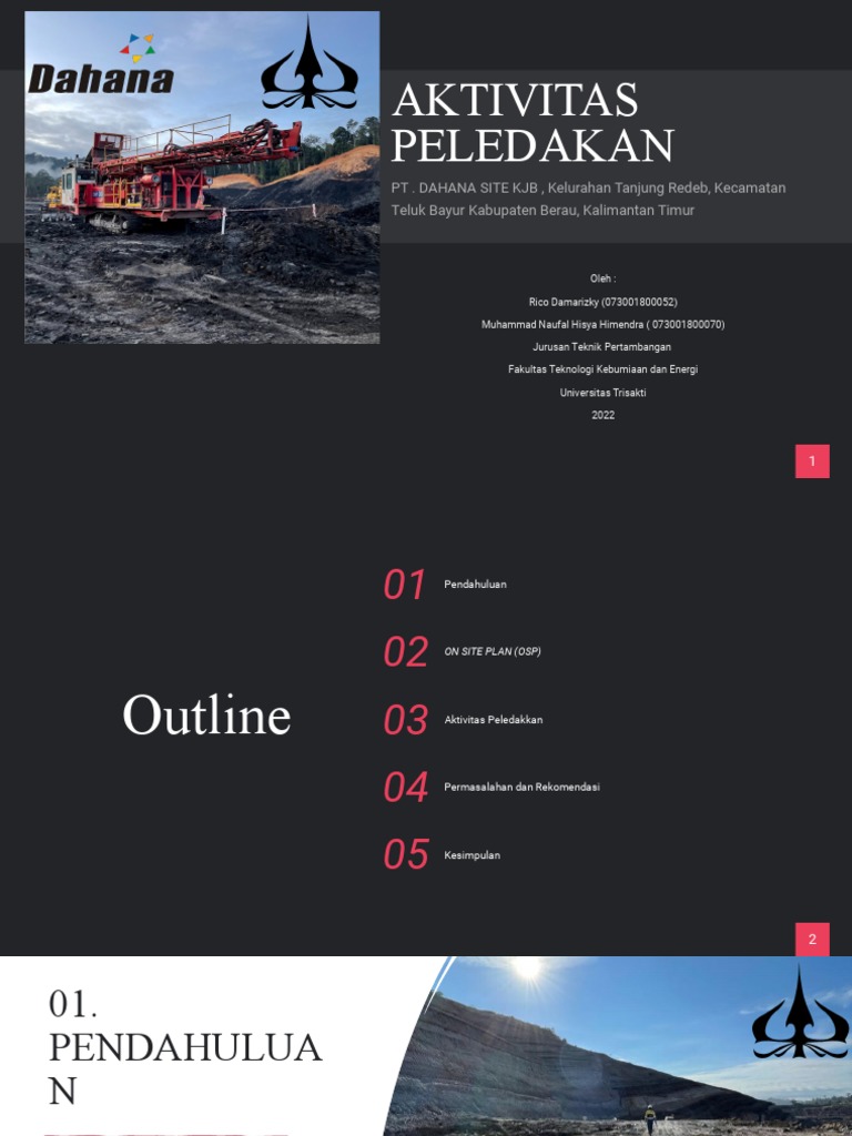 Draft Presentasi Akhir KP PT Dahana Site KJB | PDF