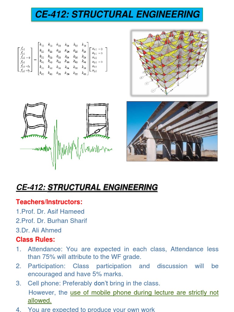 Lecture 1 Introduction To Matrix Structural Analysis | PDF | Structural ... Lecture 1 Introduction To Matrix Structural Analysis | PDF | Structural ...