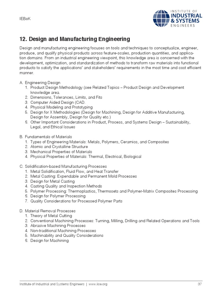 Acecipe - 5. Design and Manufacturing Engineering | PDF | Machining ...