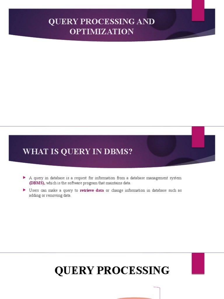 Query Processing and Optimization | PDF | Relational Model | Databases