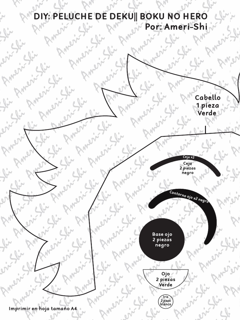 (A4) DIY - PELUCHE DEKU - Por AmeriShi | PDF