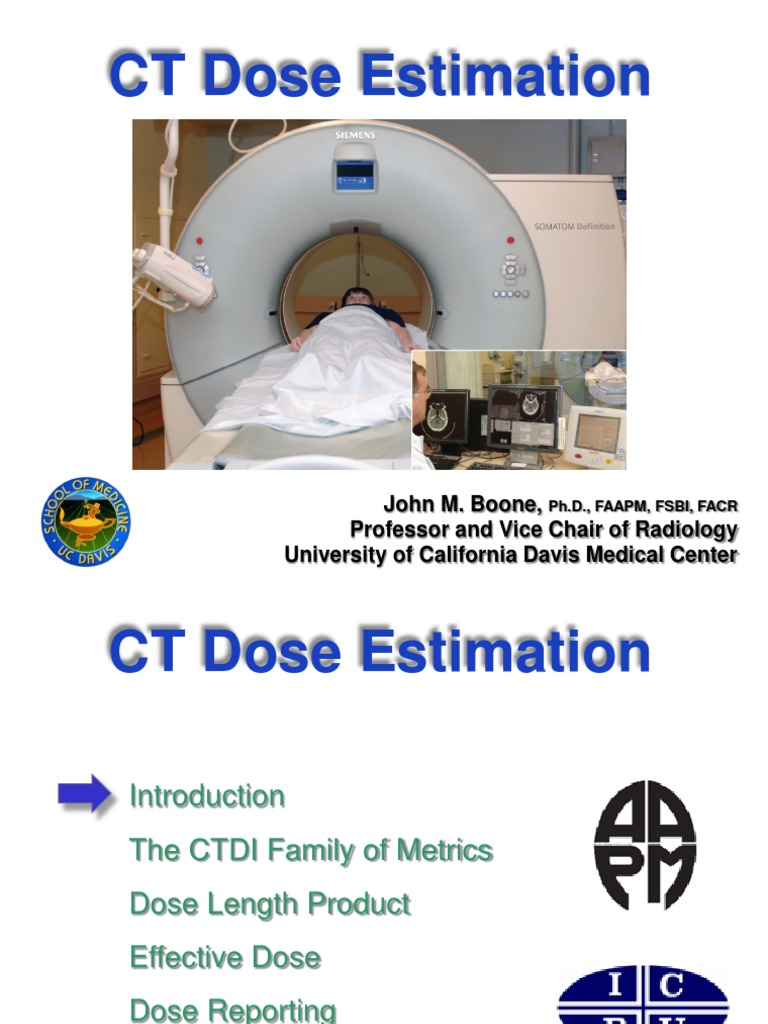 CT Dose | PDF | Ct Scan | Absorbed Dose