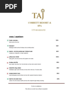 TDH Menu @1250+taxes | PDF