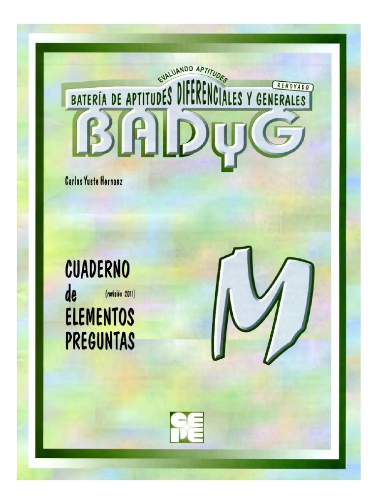 BADyG M | PDF