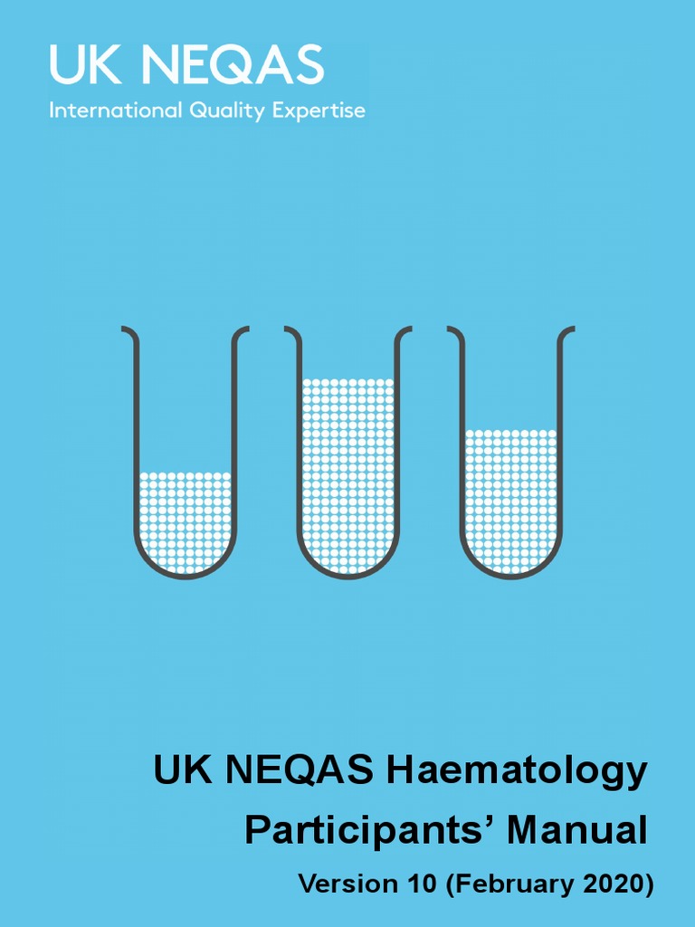 UK NEQAS Haematology Participants' Manual | PDF | Quality Assurance ...