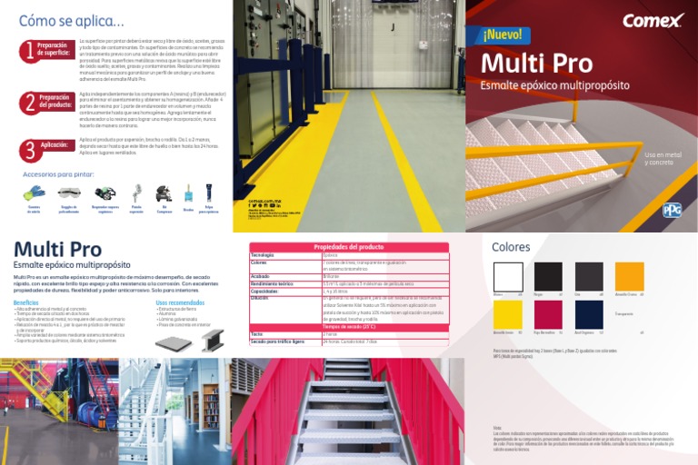 Carta MULTI PRO | PDF | Epoxy | Hormigón