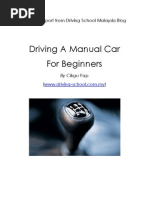 How To Drive A Manual Car PDF | PDF | Clutch | Driving