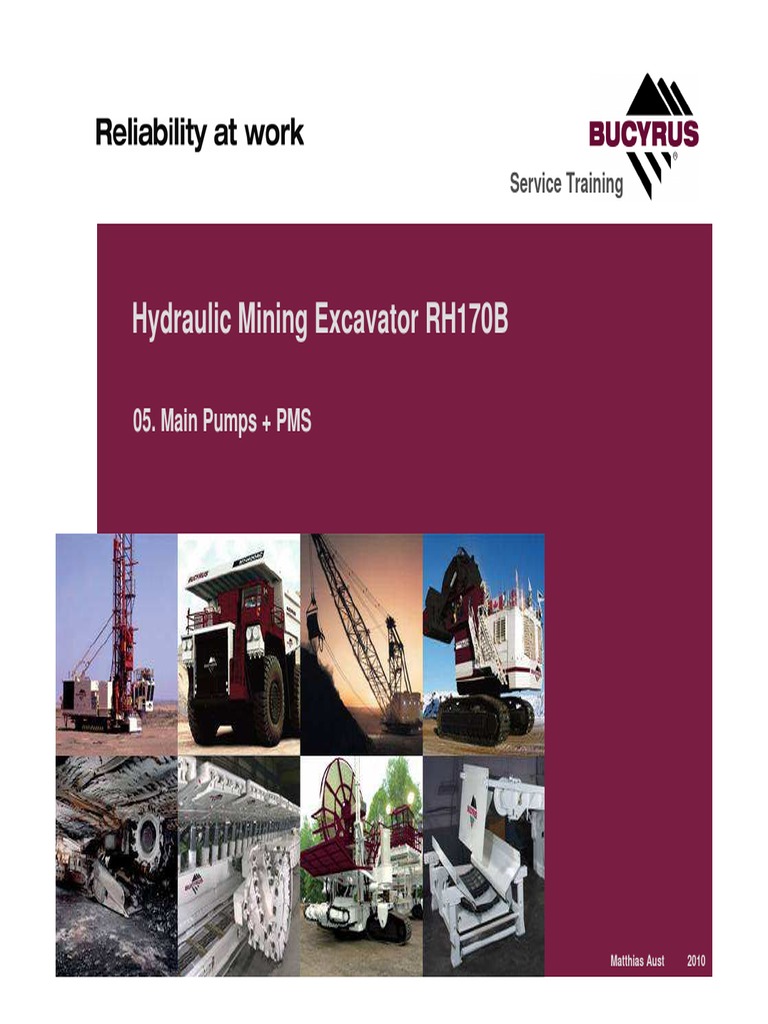 005 - RH170B - Main Pump + PMS - 2010 | PDF | Pump | Engines