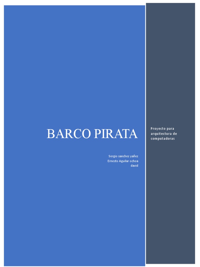 Barco Pirata en Tinkercad | PDF
