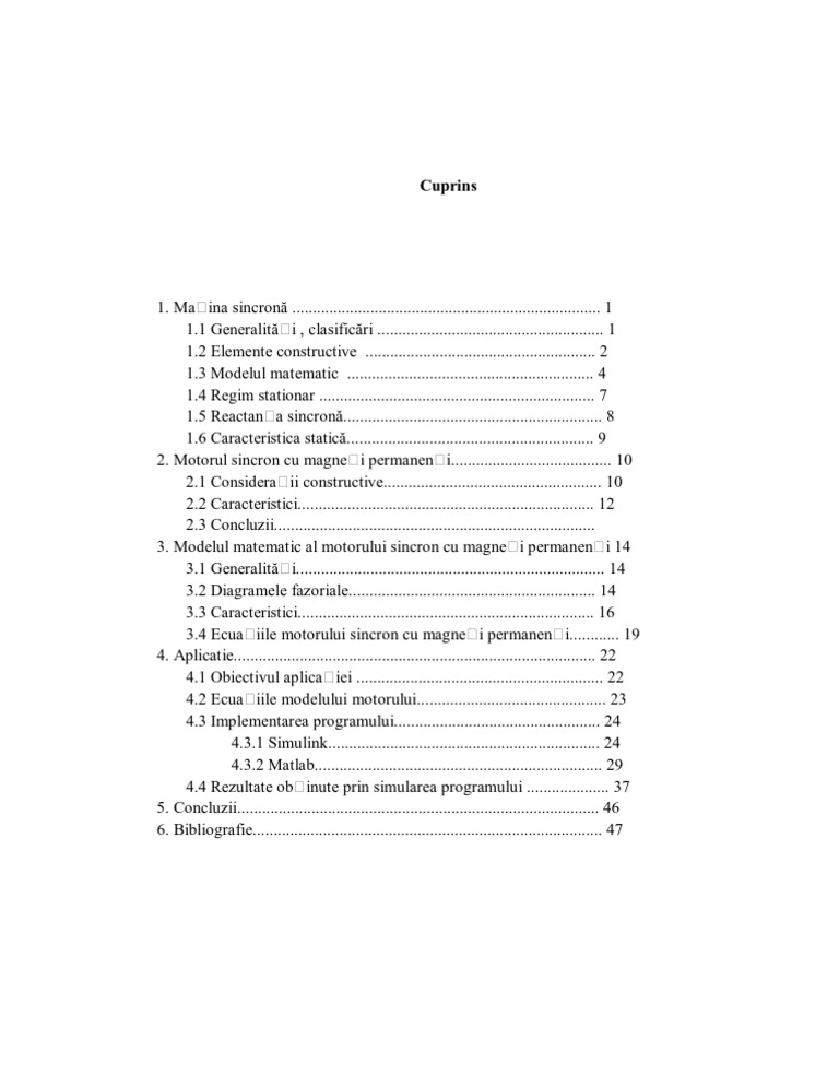 Cuprins | PDF