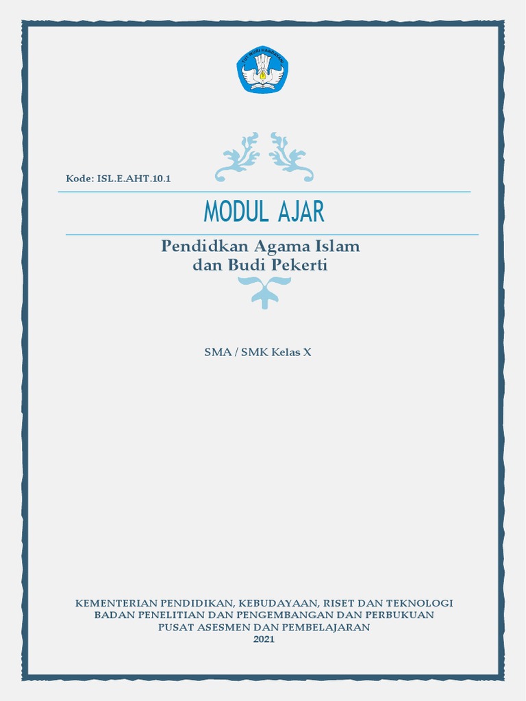 Modul Ajar PAI Kelas X Bab 1 | PDF