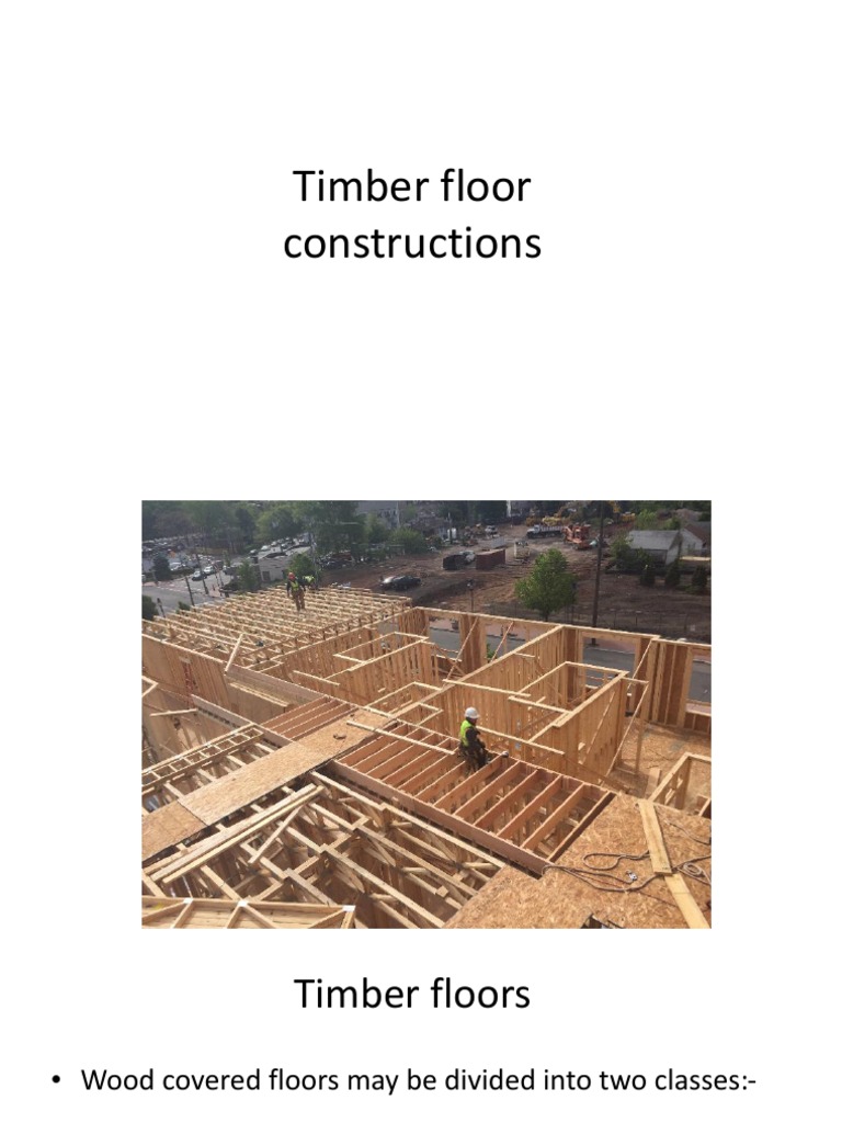 Single and Double Floor Construction | PDF | Lumber | Concrete
