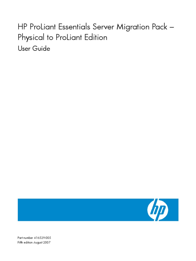 HP SMP p2p Manual | PDF | Port (Computer Networking) | Operating System