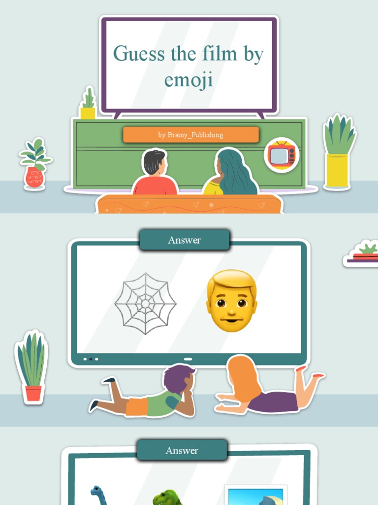 Guess The Film by Emoji - by Brainy - Publishing | PDF | Young Adult